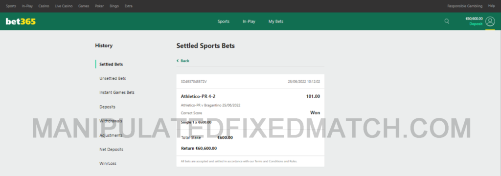 Manipulated Fixed Matches - Buy Football Fixed Matches, Reliable Fixed ...