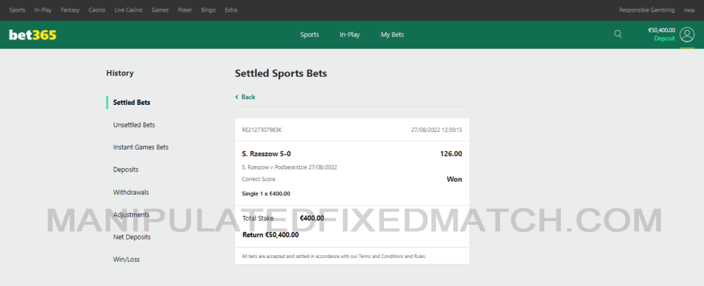 Manipulated Fixed Matches - Buy Football Fixed Matches, Reliable Fixed ...